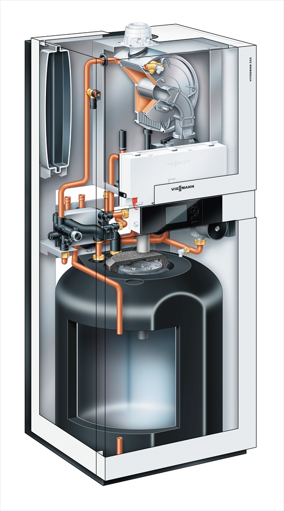 7374978 Vitodens 222-F FS2A 35kW Storage Boiler - Viessmann Direct