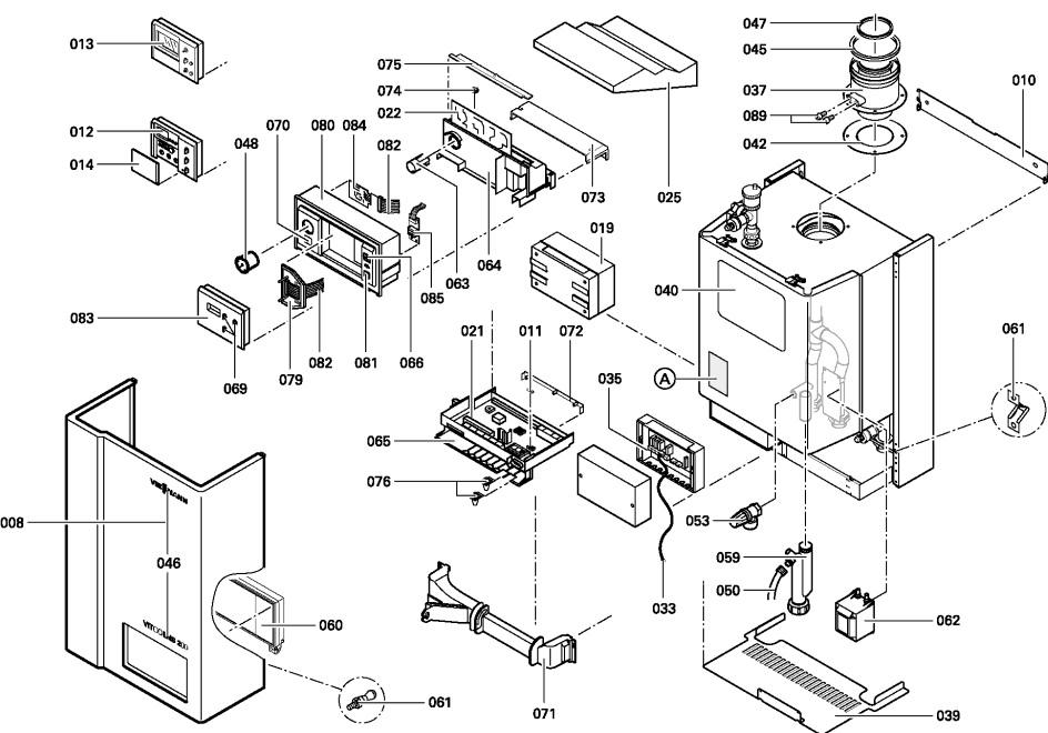 7144152 Vitodens 200-W WB2 44kW System Boiler - Viessmann Direct