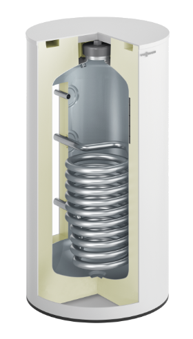 Z021933 Vitocell 300-V EVIB-A 200ltr (Vitosilver) - Viessmann Direct